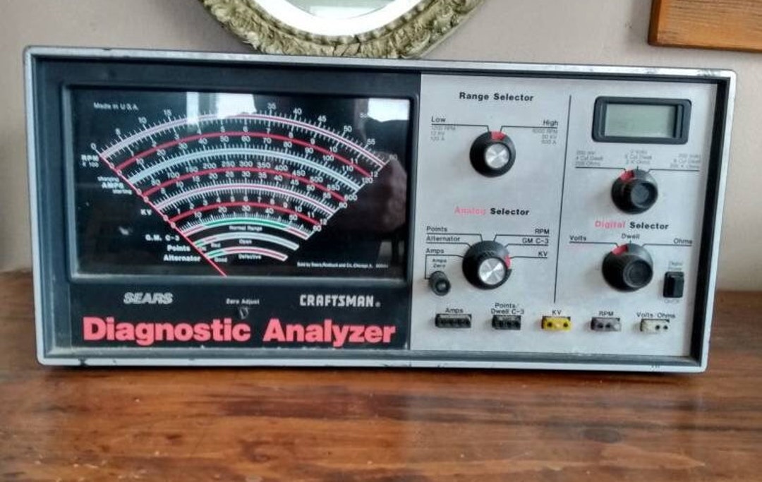 Sears Craftsman Diagnostic Analyzer Model No. 161.21045 With Leads and ...