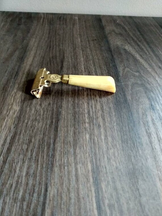 Vintage Schick Injector Razor Single Blade Razor Butterscotch | Etsy