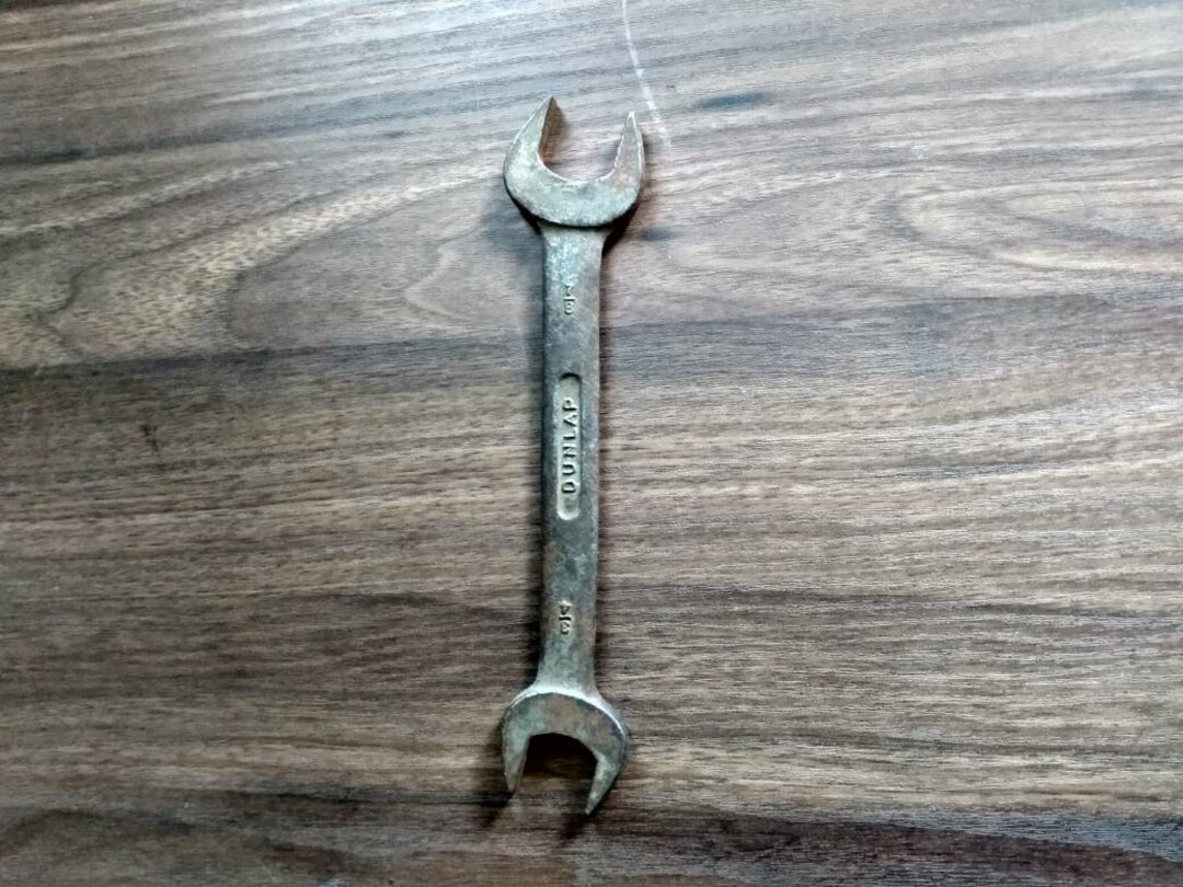 Vintage Dunlap Wrench 3/4 and 7/8 V Series Forged in USA - Etsy