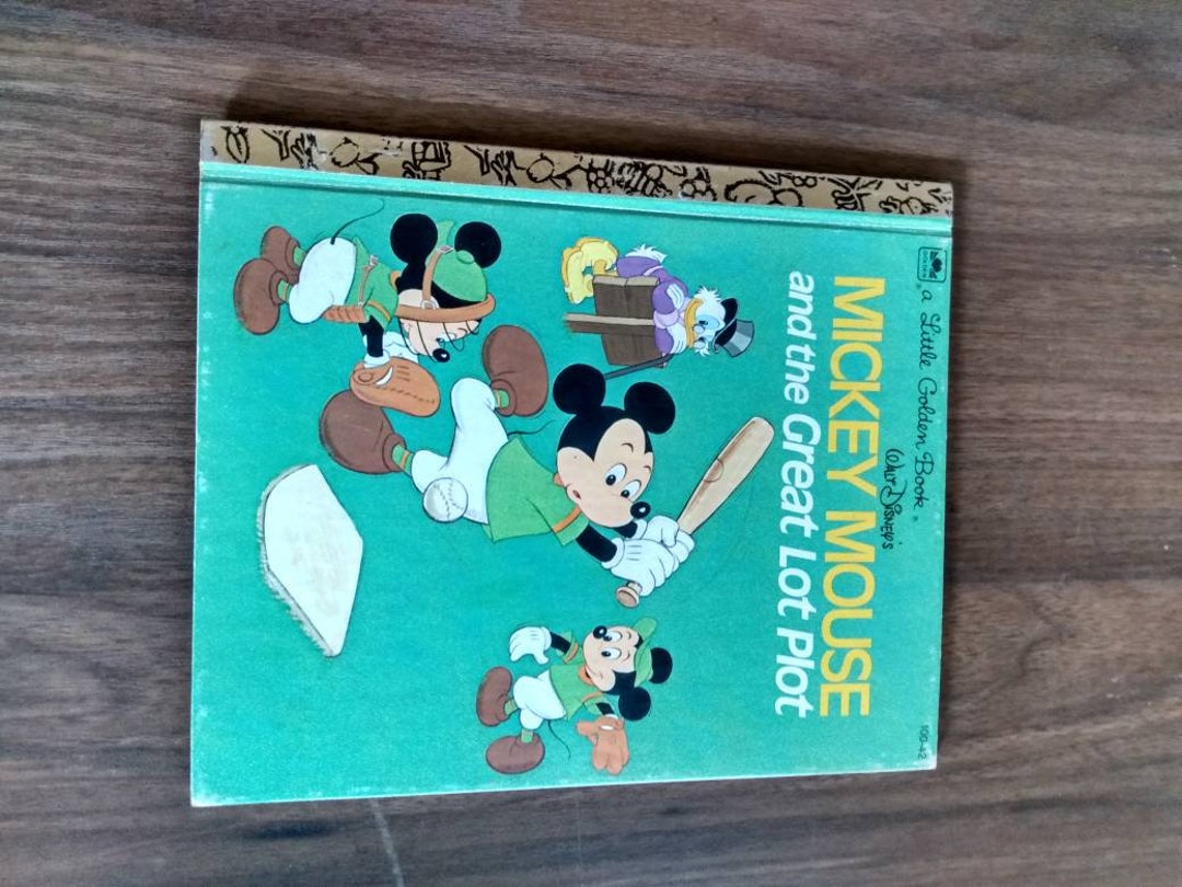 Mickey Mouse and the Great Lot Plot a Little Golden Book 100-42 Walt ...