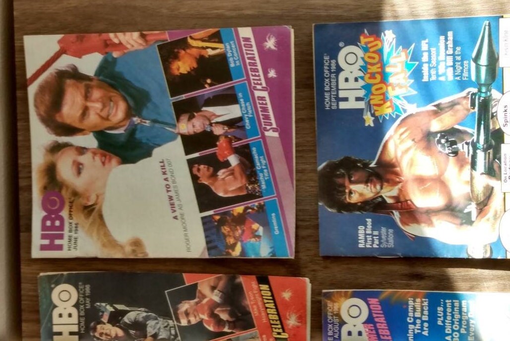 30 Vintage HBO Guides 1986 1987 1988 HBO Movies From the 80s Booklets ...