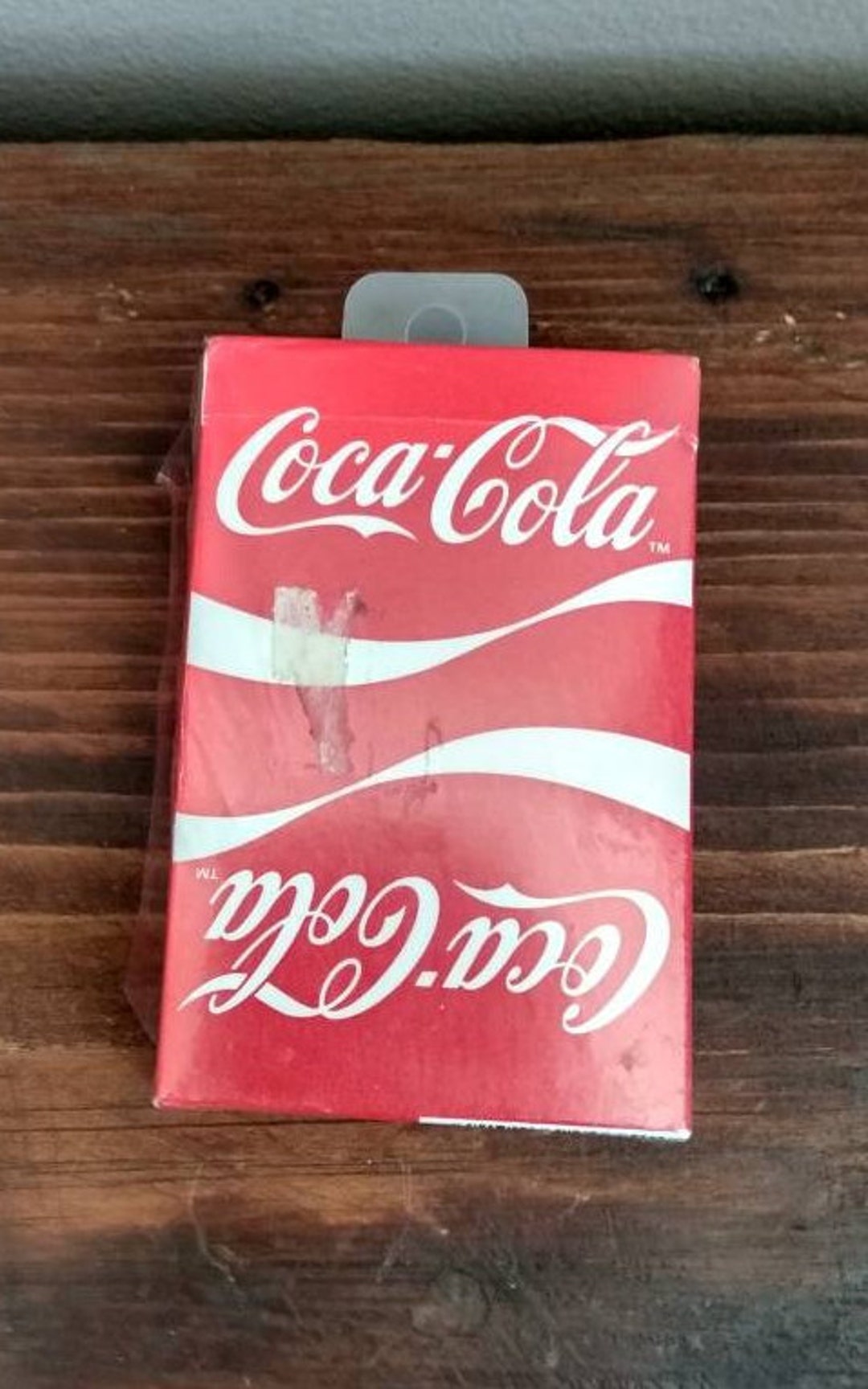 Double Logo Coca Cola Playing Cards Bridge Deck Unopened Factory Sealed ...
