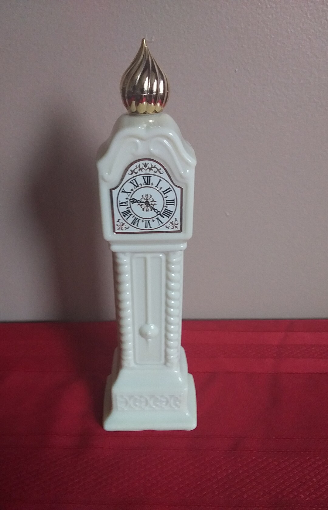 Grandfather Clock Avon Bottle Fragrance Hours Field Flowers Cologne ...