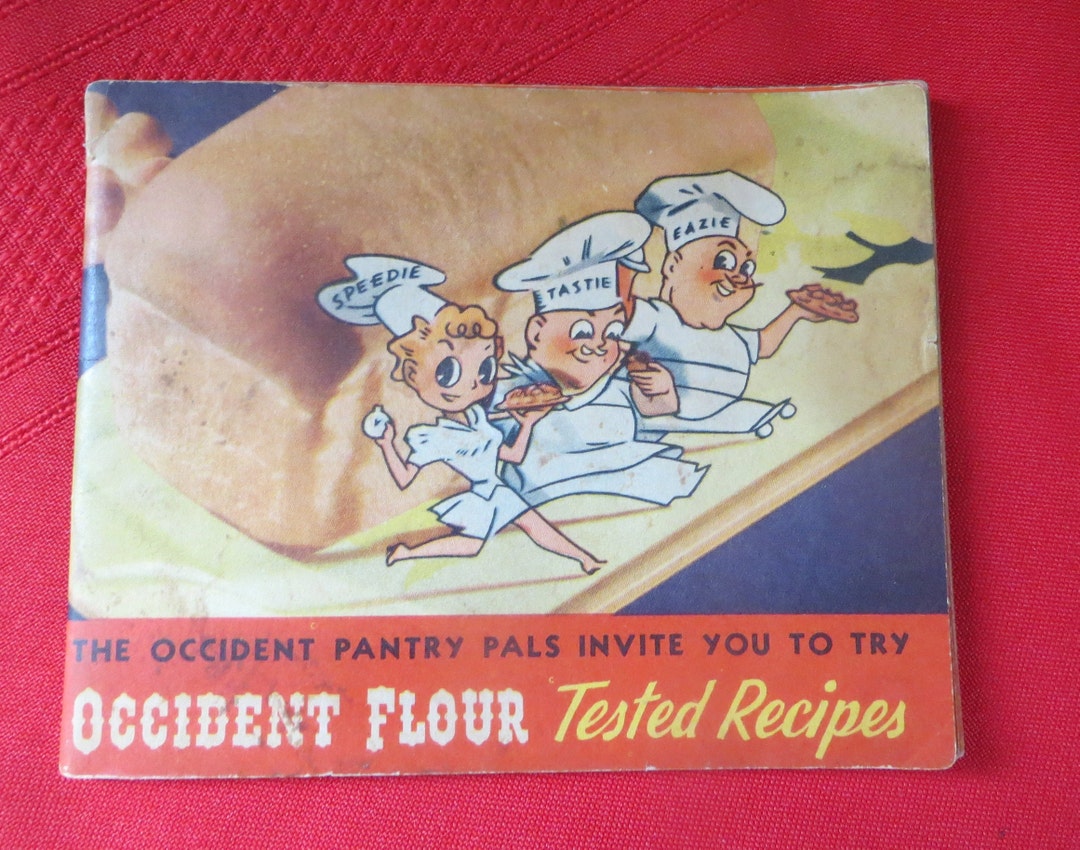 Occident Flour Cookbook Tested Recipes 1940 - Etsy