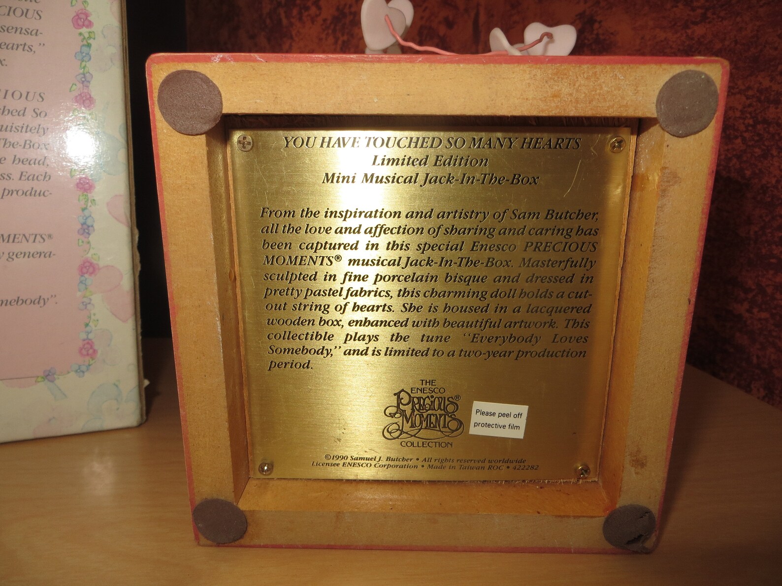 Musical Jack in the Box 1990 Enesco Precious Moments | Etsy