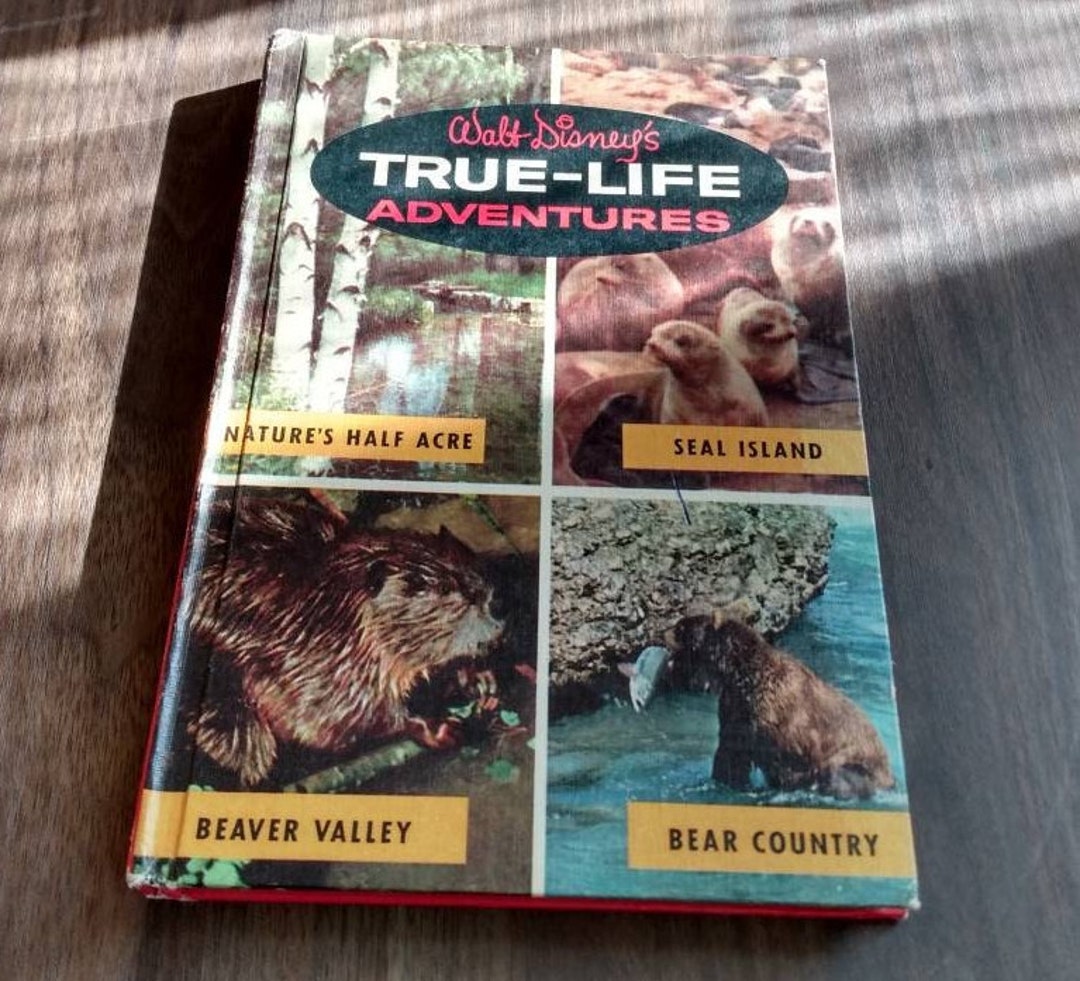 Hardcover Vintage Book Walt Disney's True - Life Adventures 1959 - Etsy