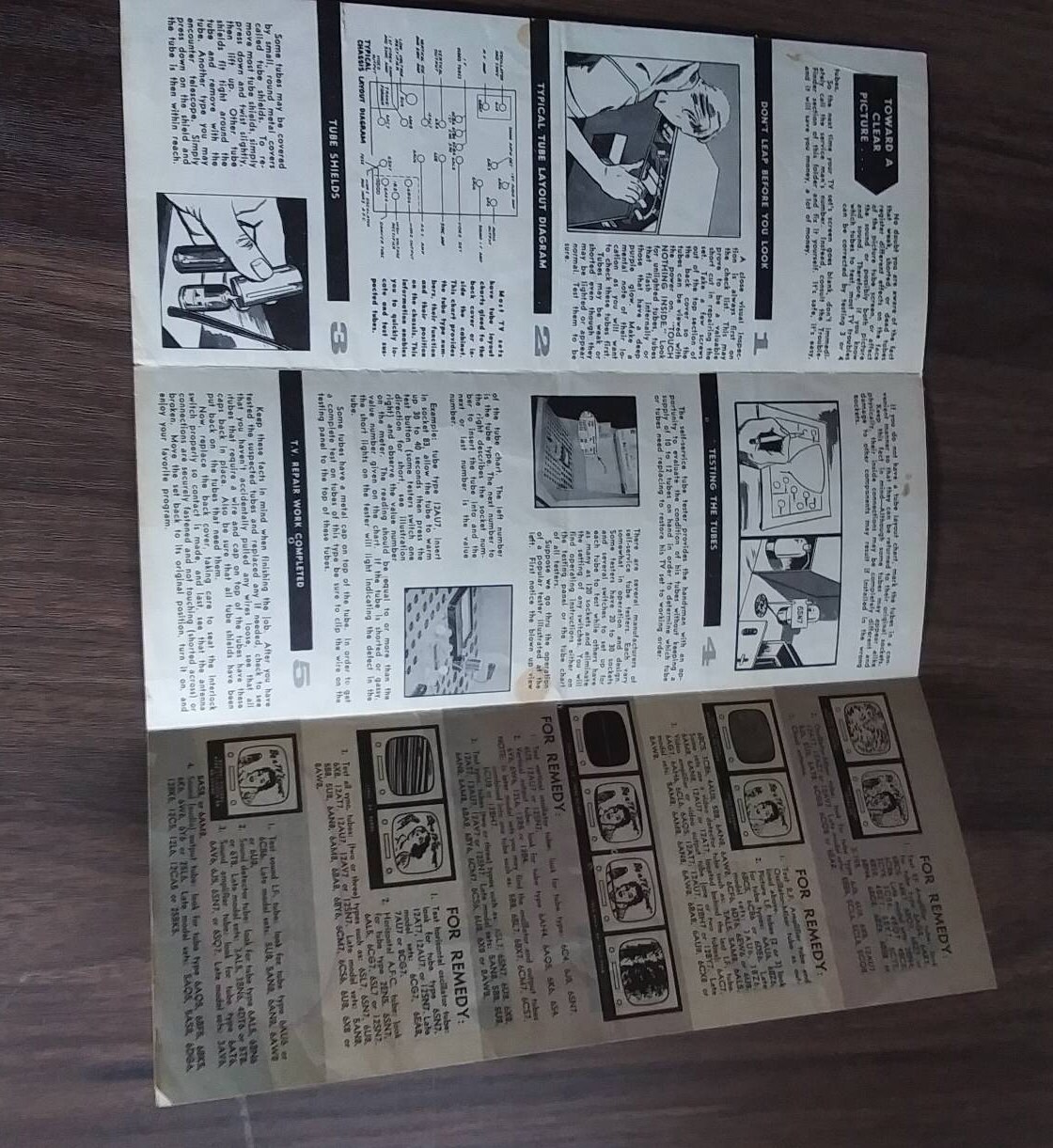 1960 U-test-m Self Service Tube Tester Pamphlet Trouble Shooting Tips ...