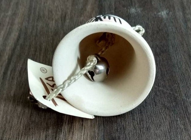 Tesa Hand Painted Bell by Maack Southwestern Bell With Tags - Etsy