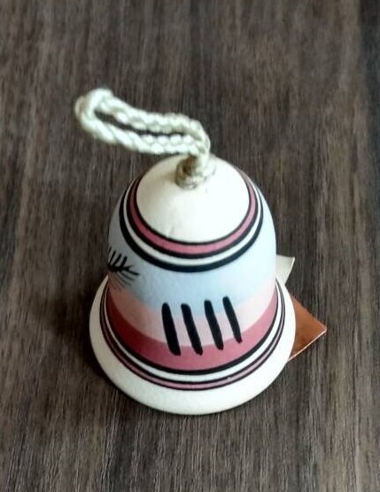 Tesa Hand Painted Bell by Maack Southwestern Bell With Tags - Etsy