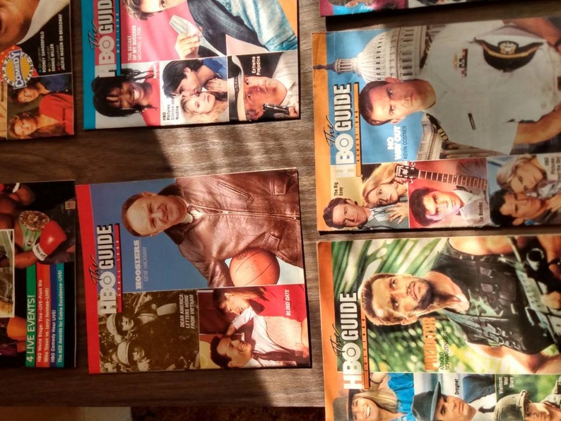 30 Vintage HBO Guides 1986 1987 1988 HBO Movies From the 80s Booklets ...