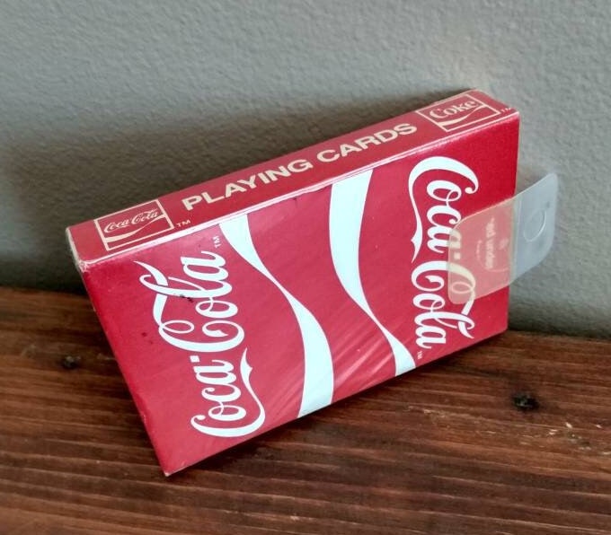 Double Logo Coca Cola Playing Cards Bridge Deck Unopened Factory Sealed ...