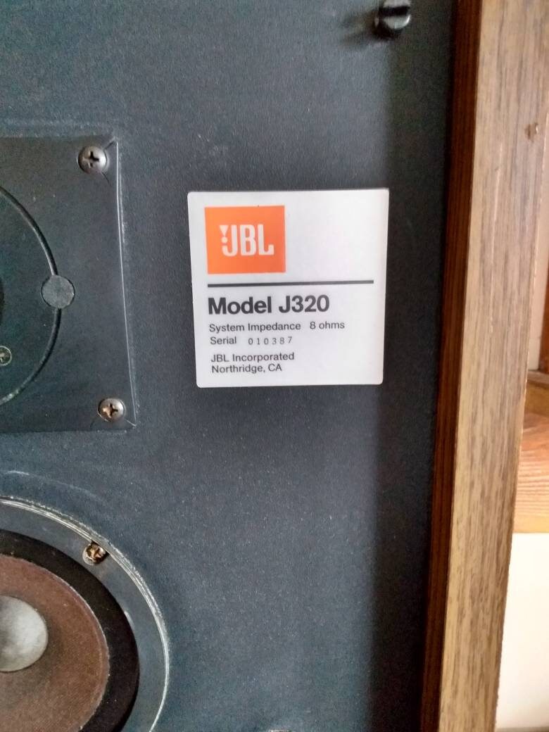 JBL Speaker J320 System Impedance 8 Ohms - Etsy