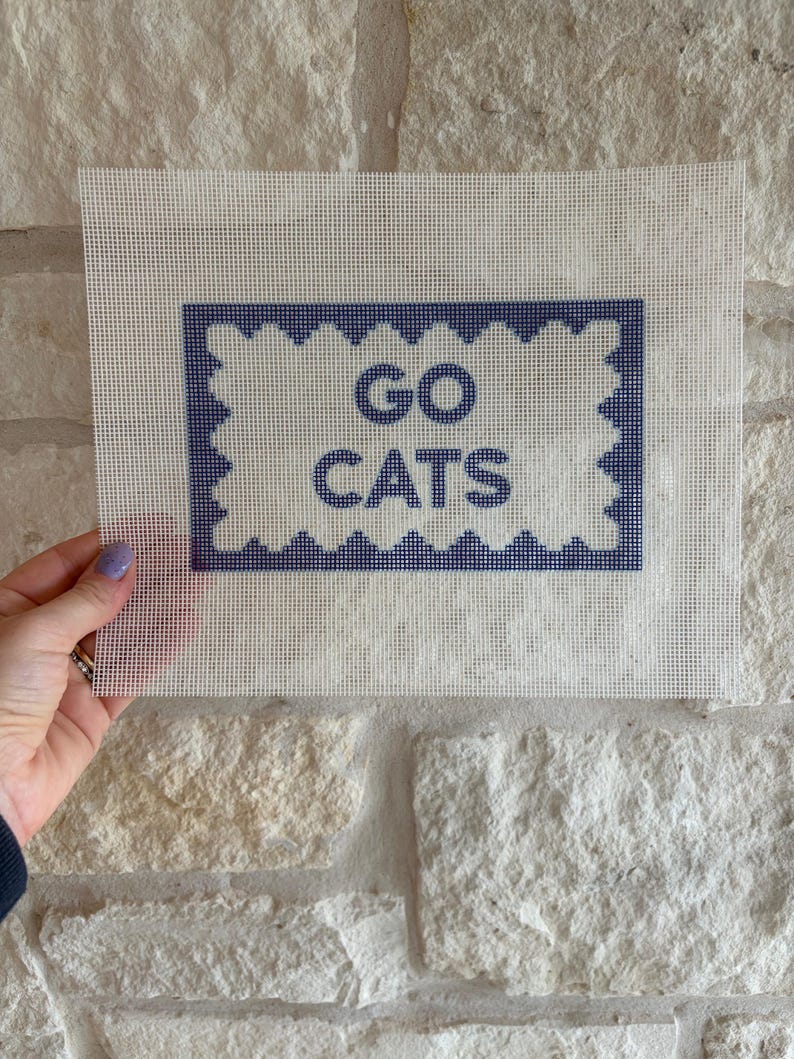 College Football Needlepoint Canvas - Etsy