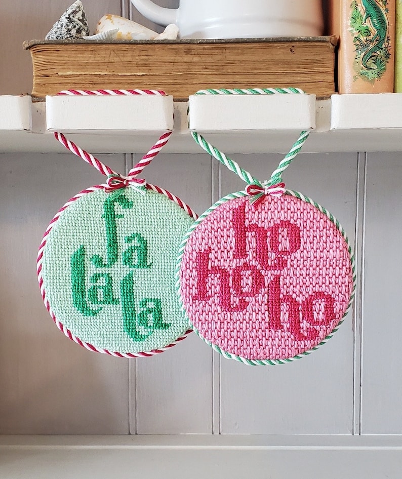 Falala Christmas Needlepoint Canvas - Etsy