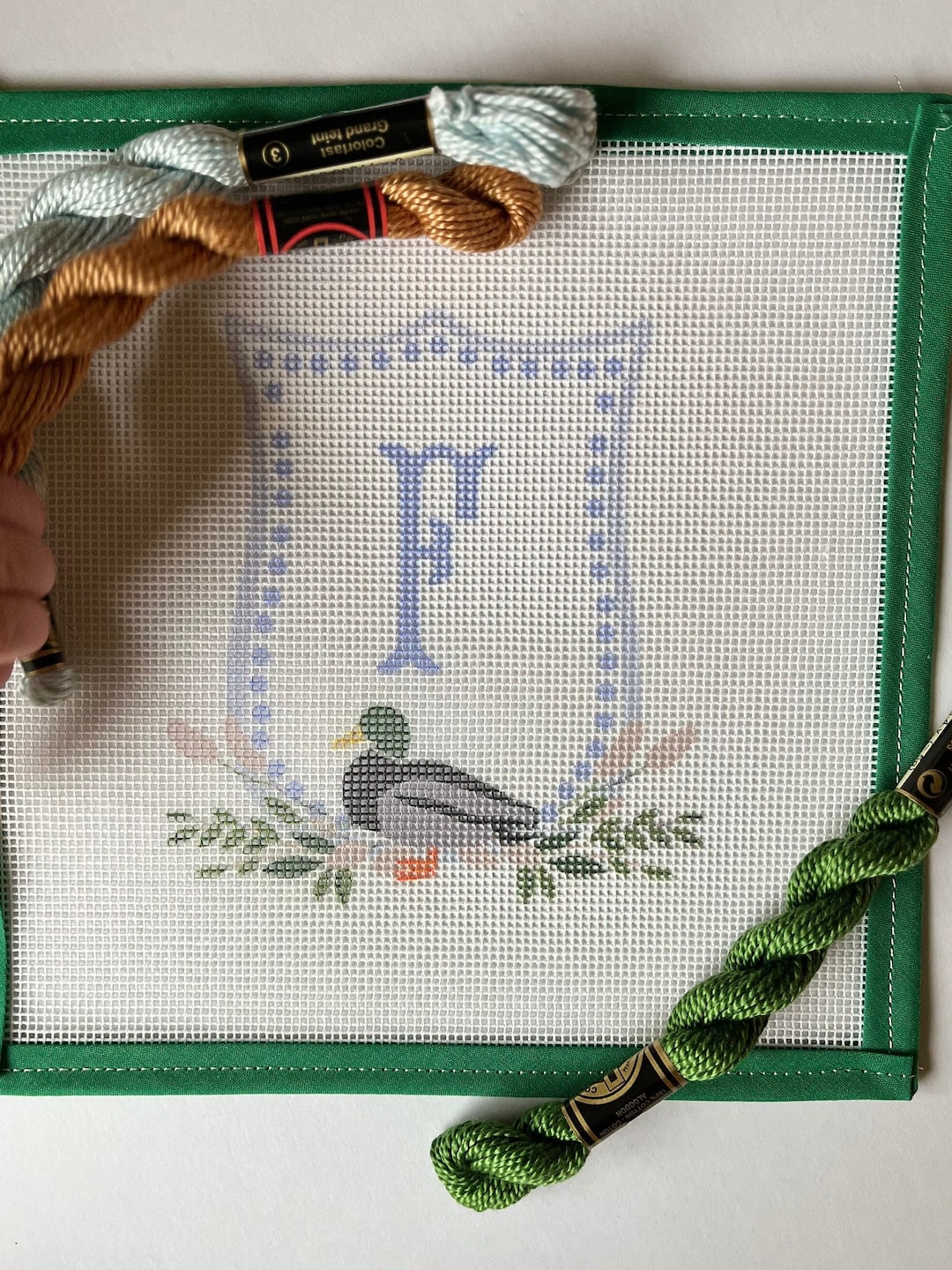 Customizable Duck Door Hanger Needlepoint Canvas - Etsy