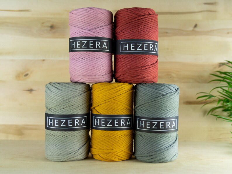 Macrame Cord 3mm 115 Meters Cotton Cord Macrame Supplies - Etsy