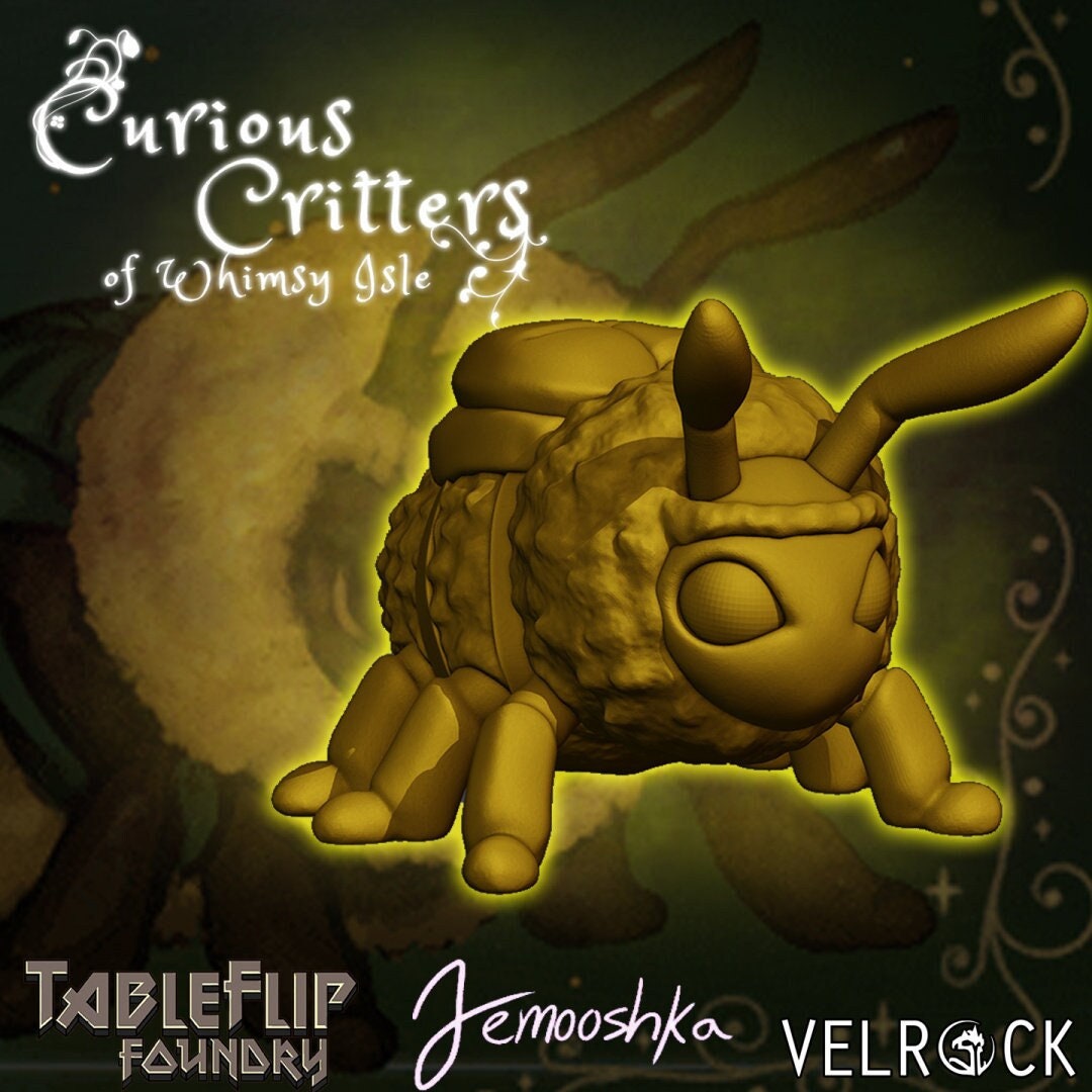 Bumble Bee Familiar Dnd Miniature - Velrock Art Miniatures - Etsy