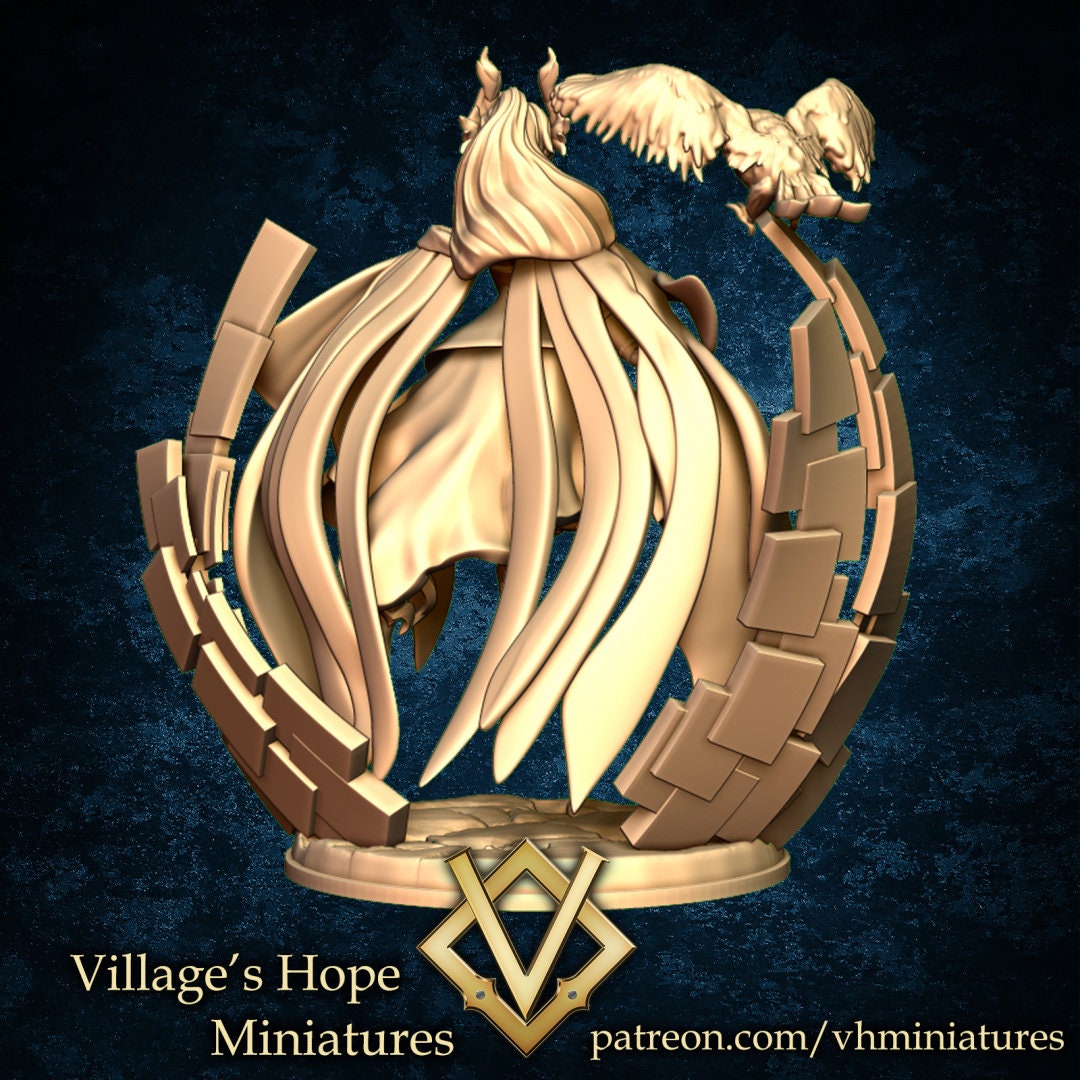 Wisdom Goddess Athena 75mm 28mm Dnd Miniature - Village's Hope ...