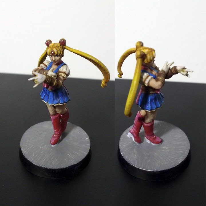 Lunar Sailor Warrior 32mm Dnd Miniature - Etsy