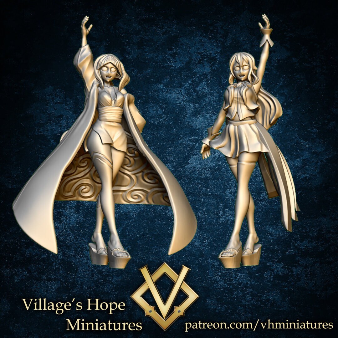 Idol Duo 28mm Dnd Miniature - Village's Hope Miniatures - Etsy