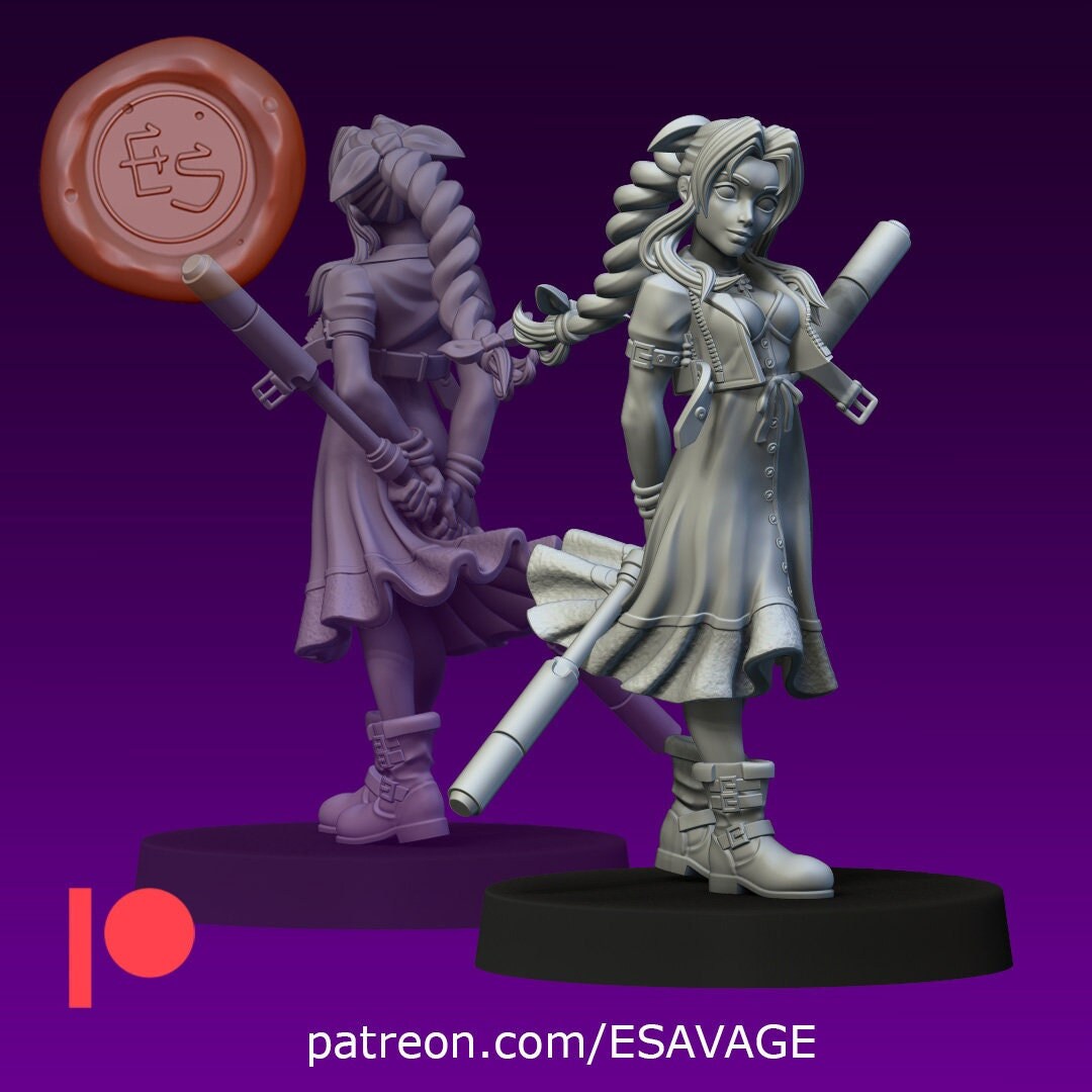 Flower Girl 32mm Dnd Miniature Ethan Savage Studios - Etsy