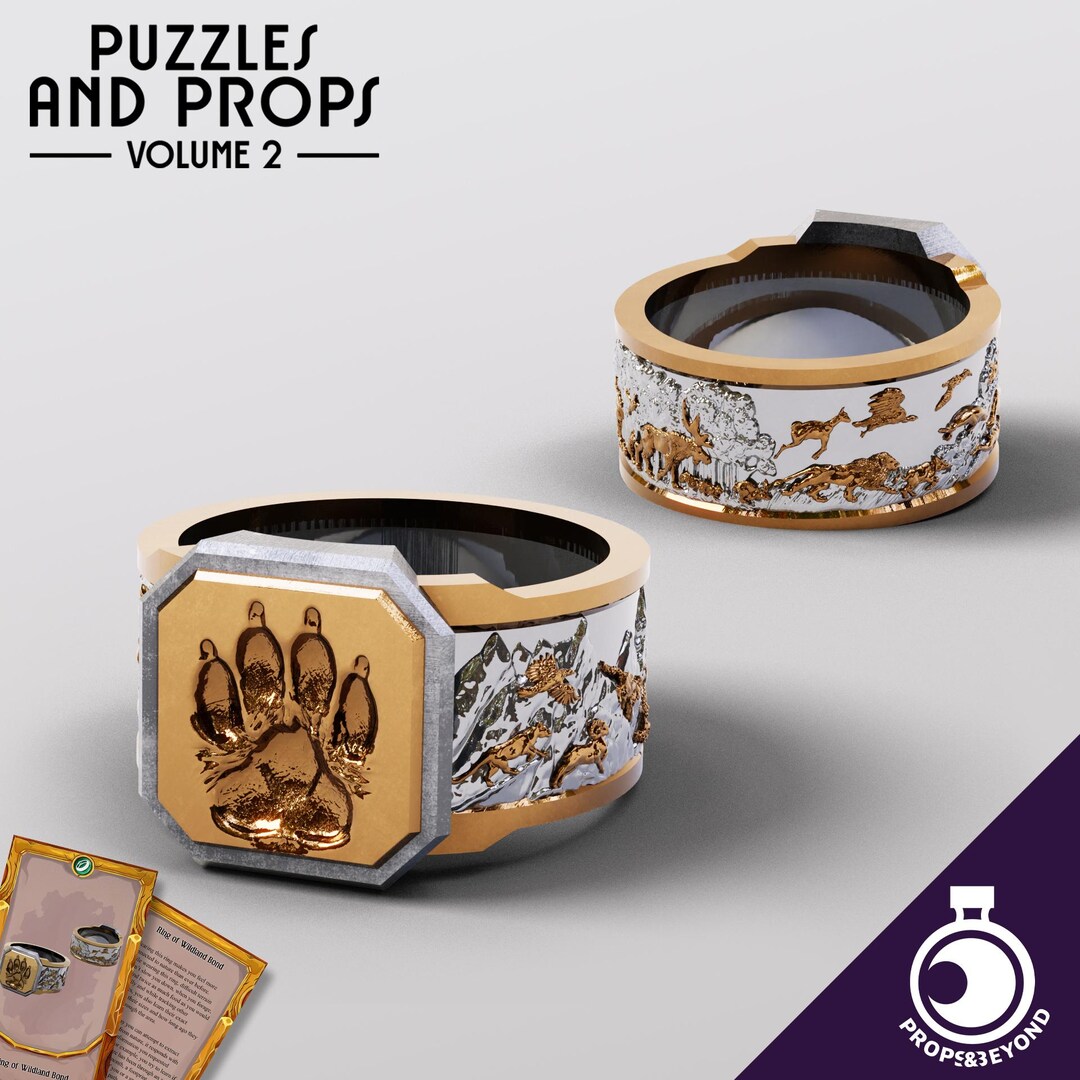 Ring of Wildland Bond - Puzzles & Props - Etsy