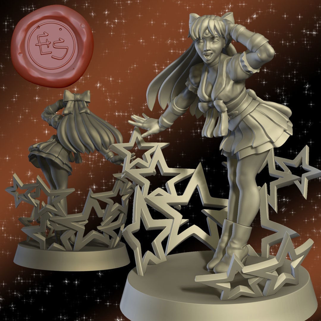 Venusian Sailor Warrior 32mm Dnd Miniature - Ethan Savage Studios - Etsy