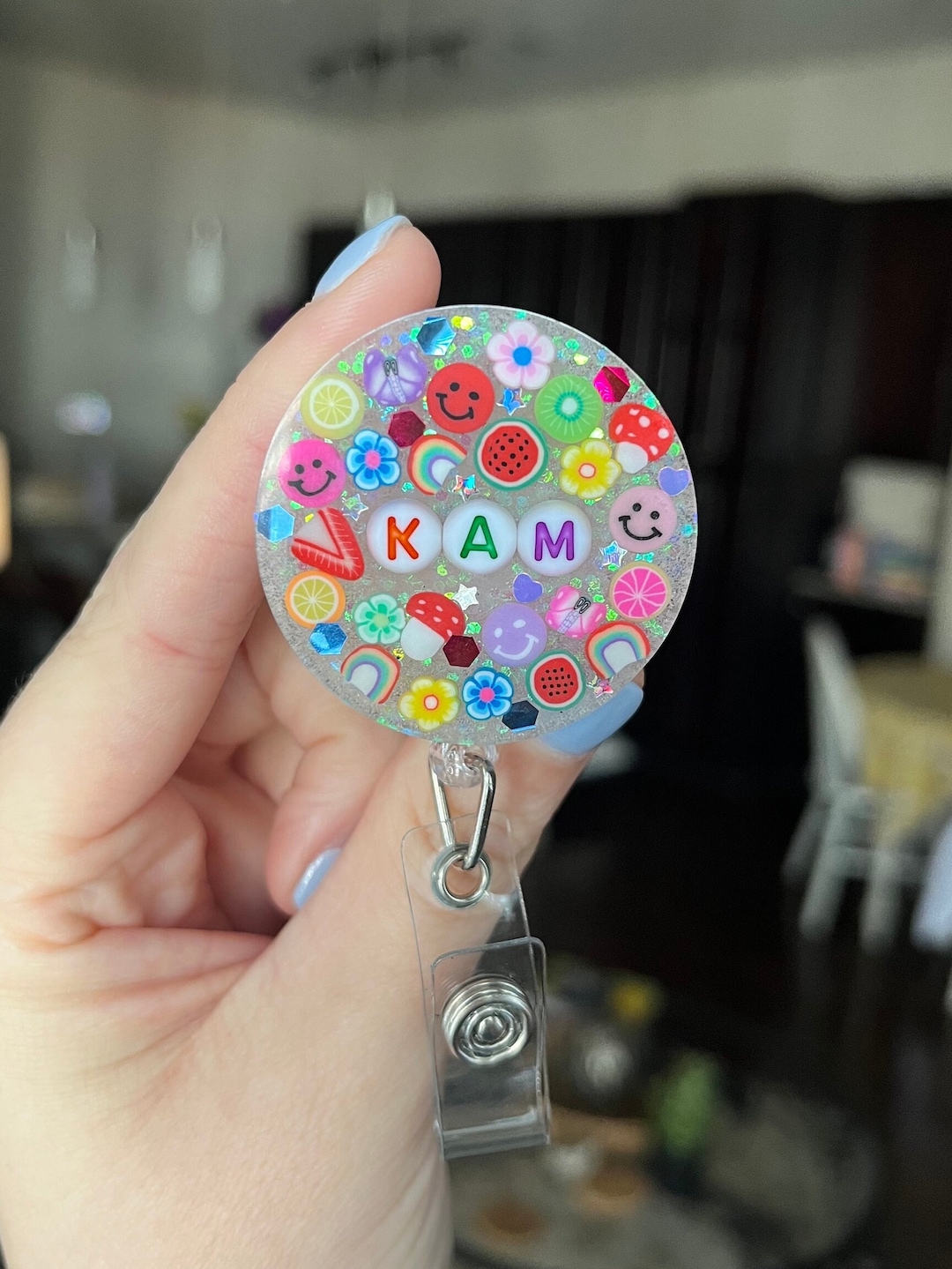 Personalized Badge Reel | Custom Made - Etsy