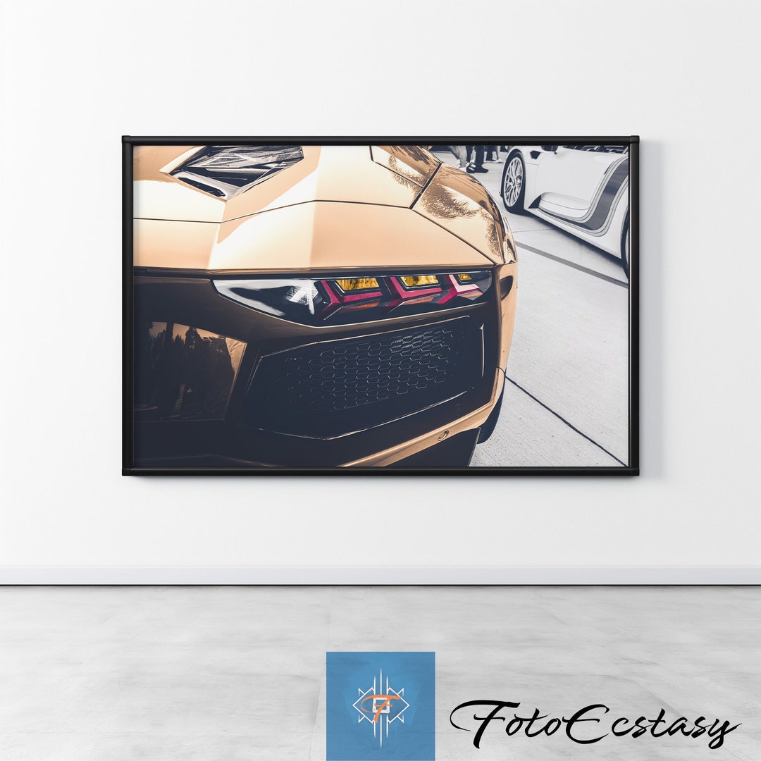 The Golden Lamborghini Aventador | Gifts for Car Lovers | Car ...