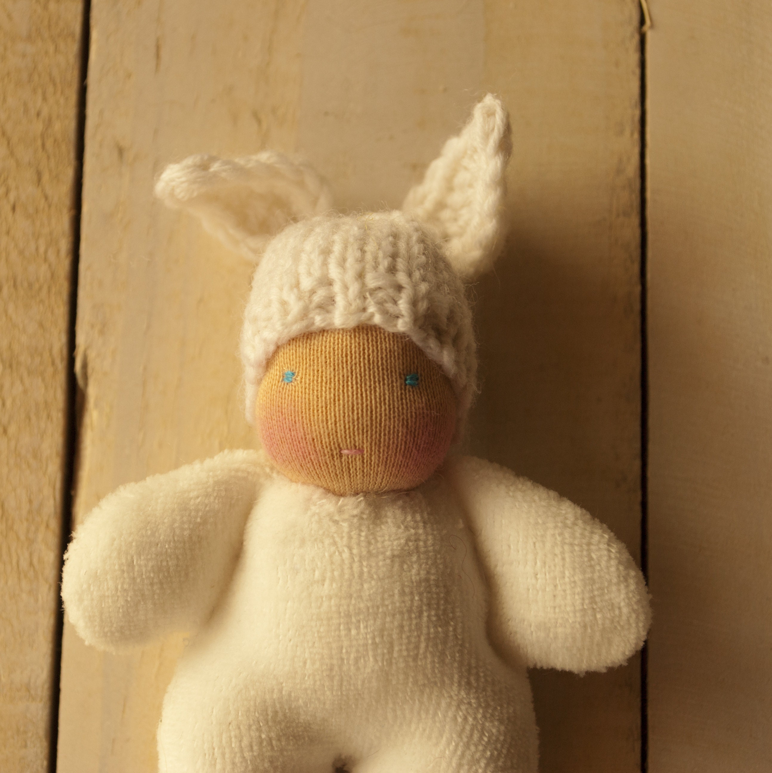 Waldorf Little Bunny doll Pocket baby doll Waldorf Easter doll | Etsy