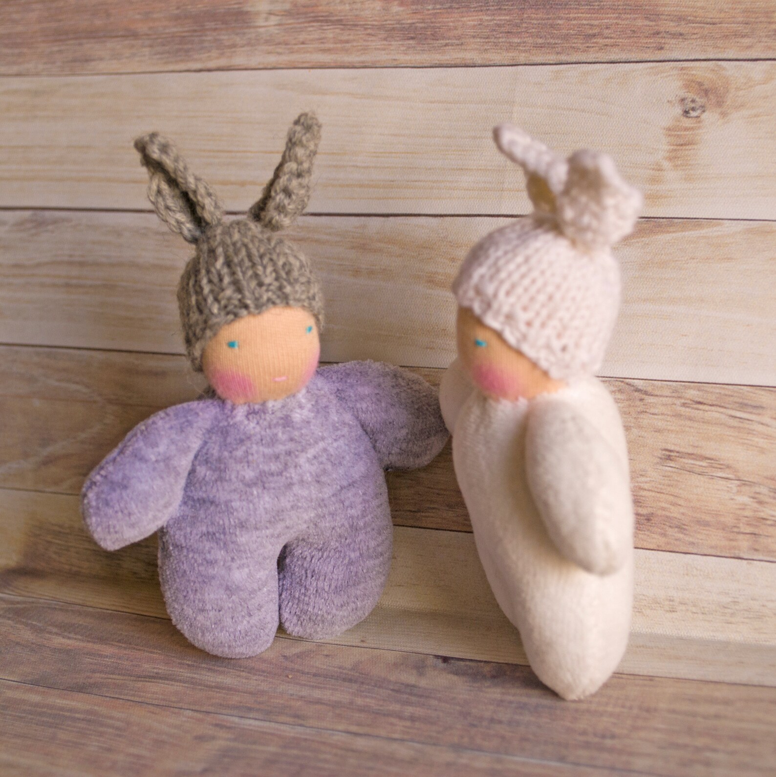 Waldorf Little Bunny Doll Pocket Baby Doll Waldorf Easter Doll | Etsy