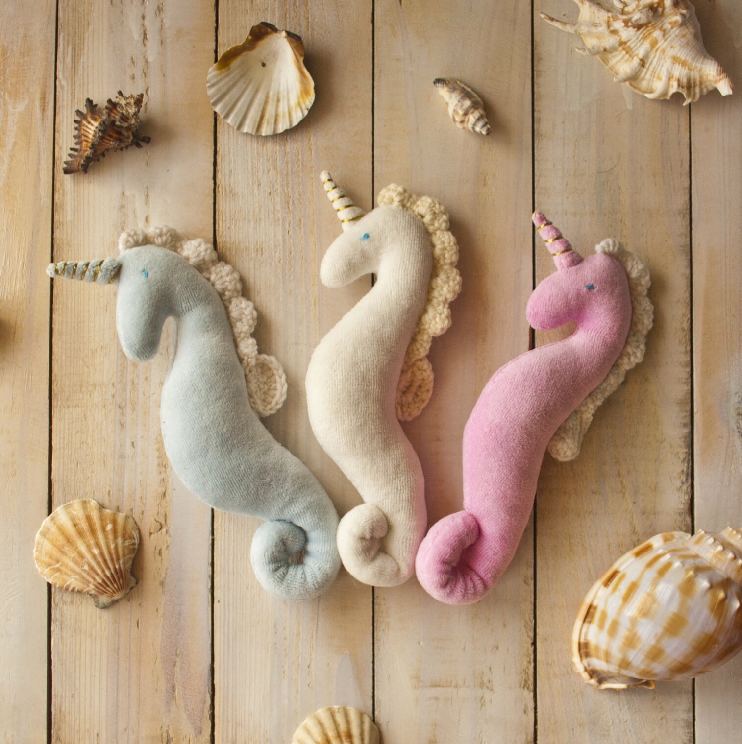 Seahorse Unicorn Soft Toy Seahorsecorn Plush Seahorse Unicorn Stuffed ...