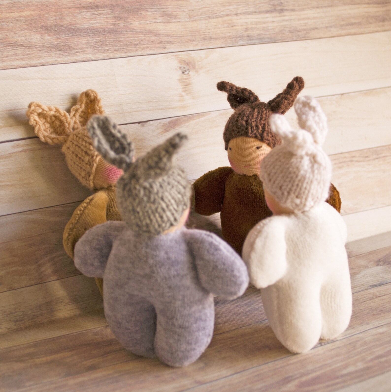 Waldorf Little Bunny Doll Pocket Baby Doll Waldorf Easter Doll - Etsy