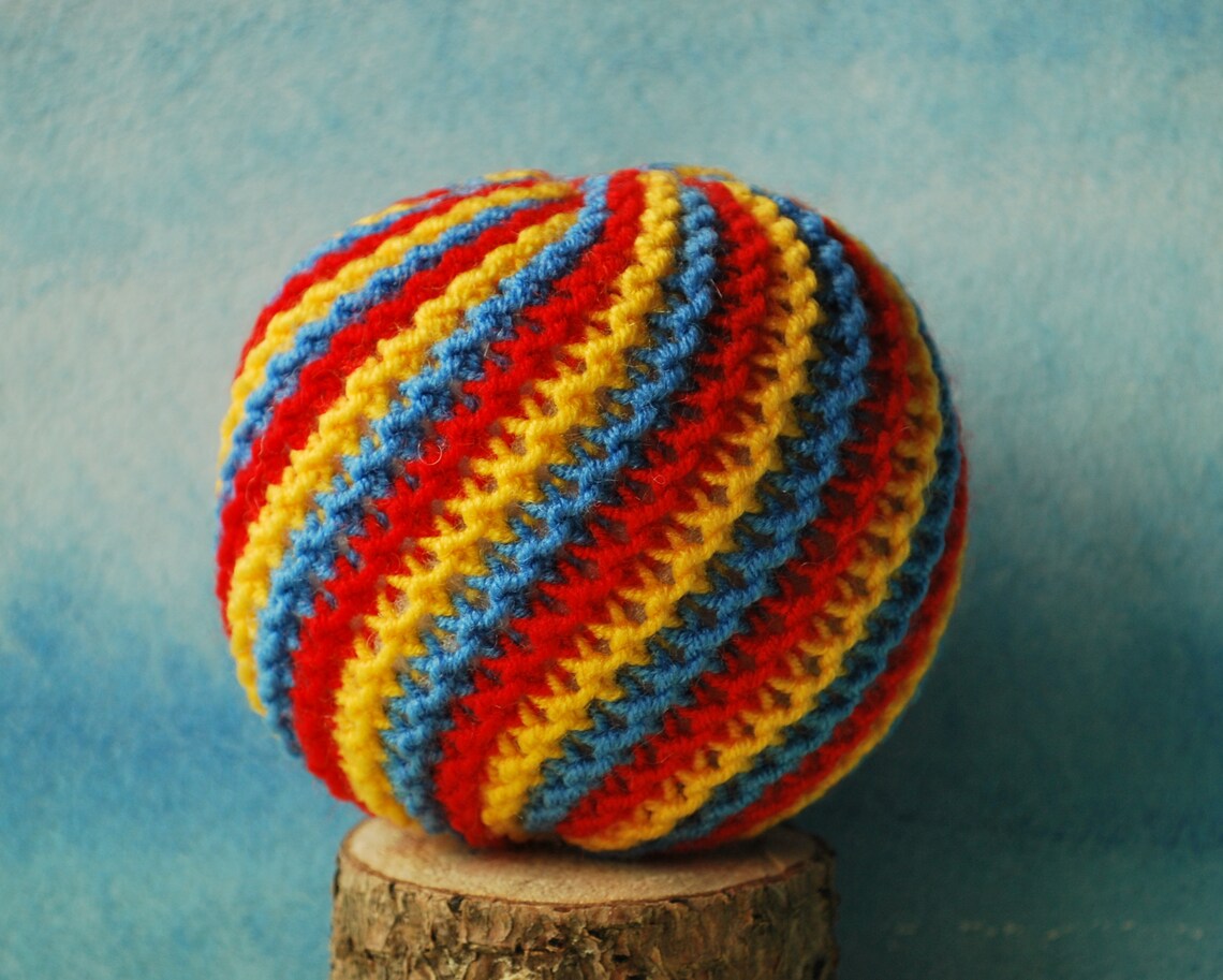 Acrylic Yarn Balls Waldorf Inspired Colorful Balls Rainbow | Etsy