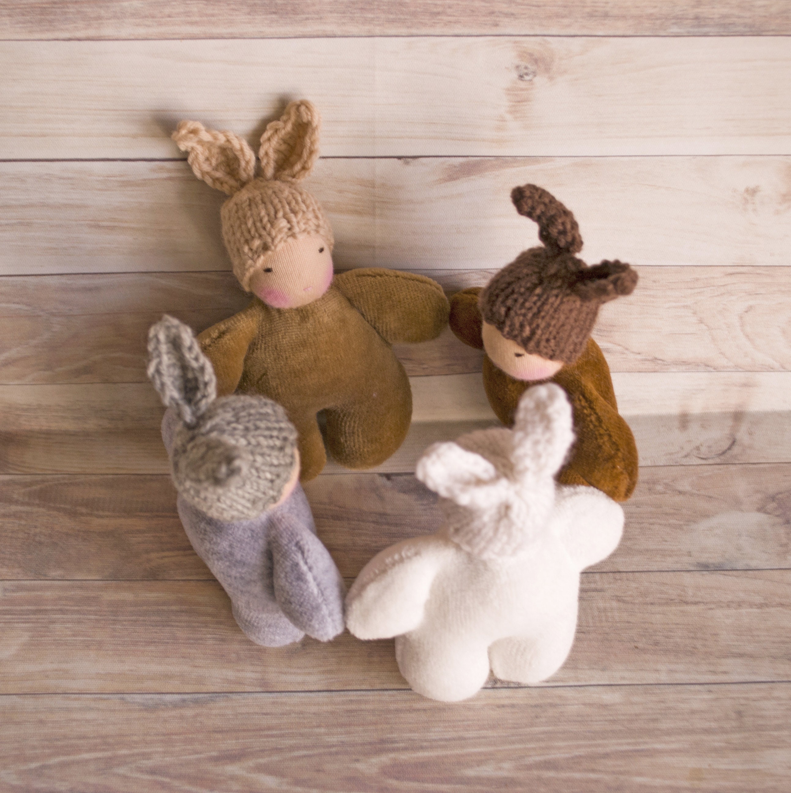 Waldorf Little Bunny Doll Pocket Baby Doll Waldorf Easter Doll - Etsy UK