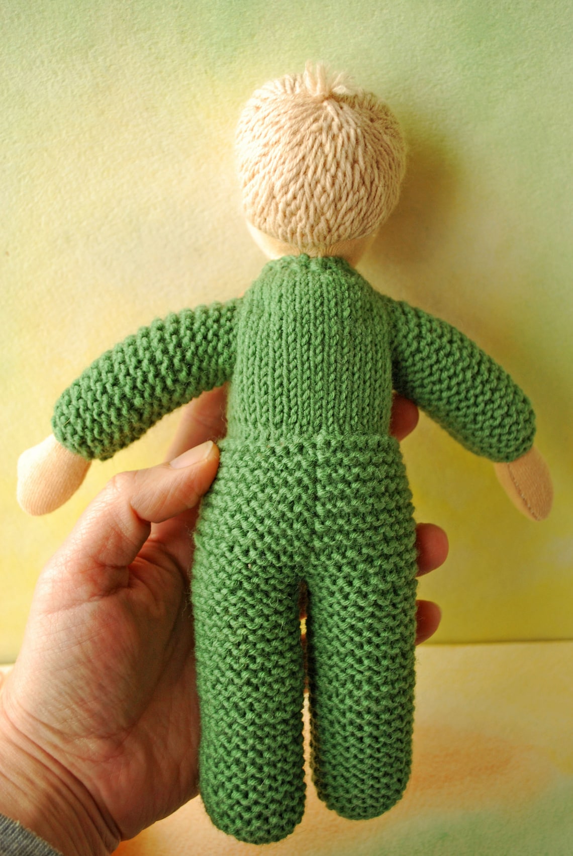 Waldorf Doll Knitted Waldorf Doll Waldorf Baby Doll Cuddle - Etsy