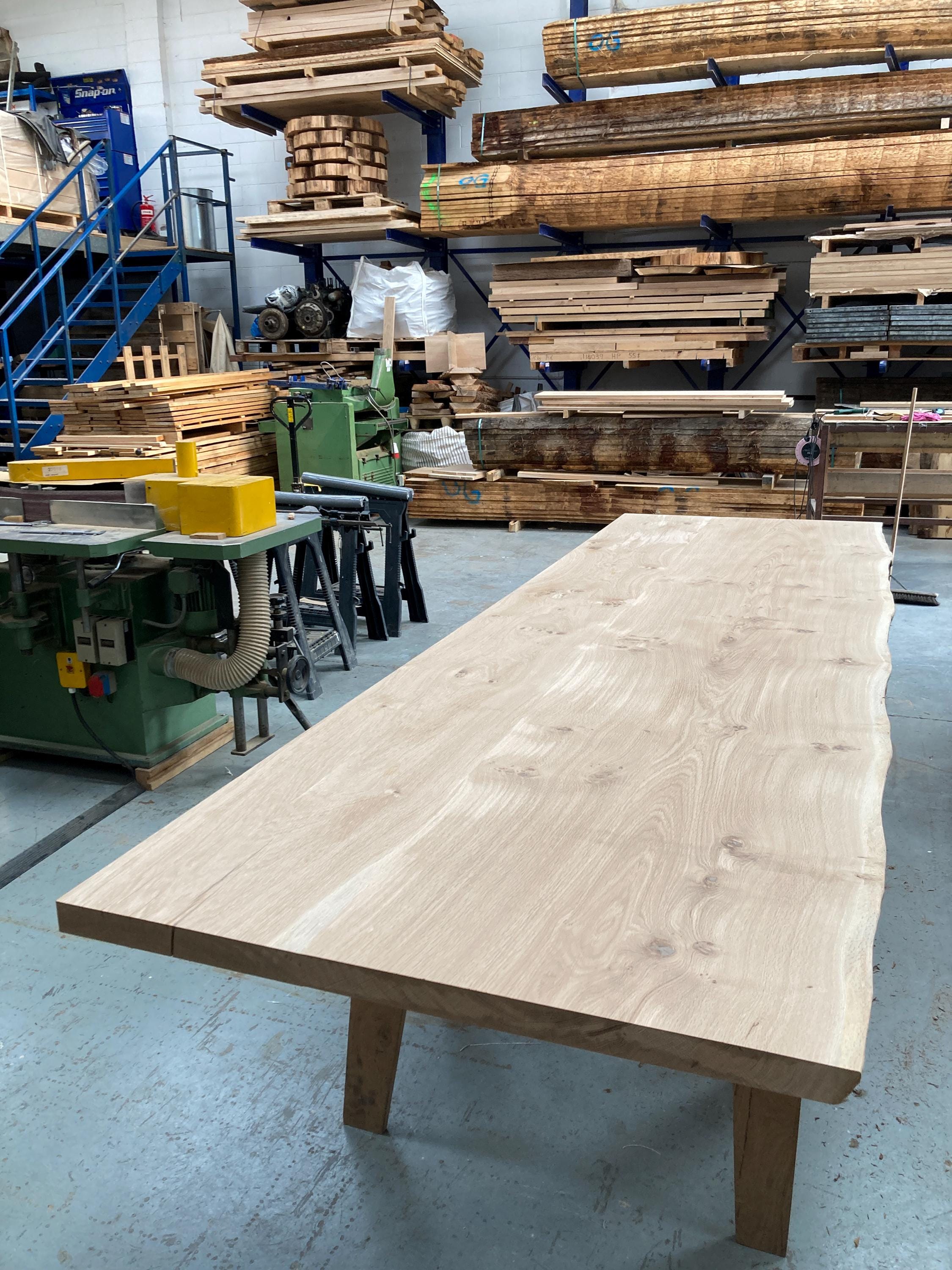 Solid Wood Oak Slabs & Boards - Live Edge - Kiln Dried - Etsy UK