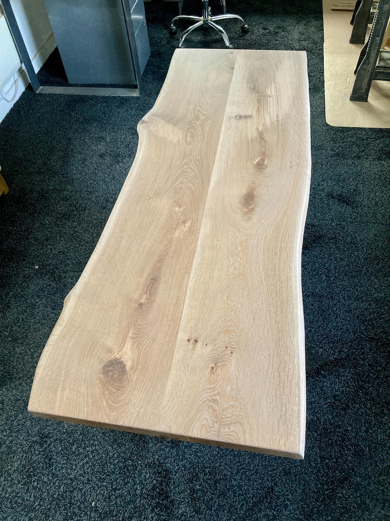 Solid Wood Oak Slabs & Boards - Live Edge - Kiln Dried - Etsy UK