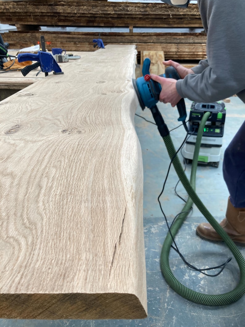 Solid Wood Oak Slabs & Boards - Live Edge - Kiln Dried - Etsy UK