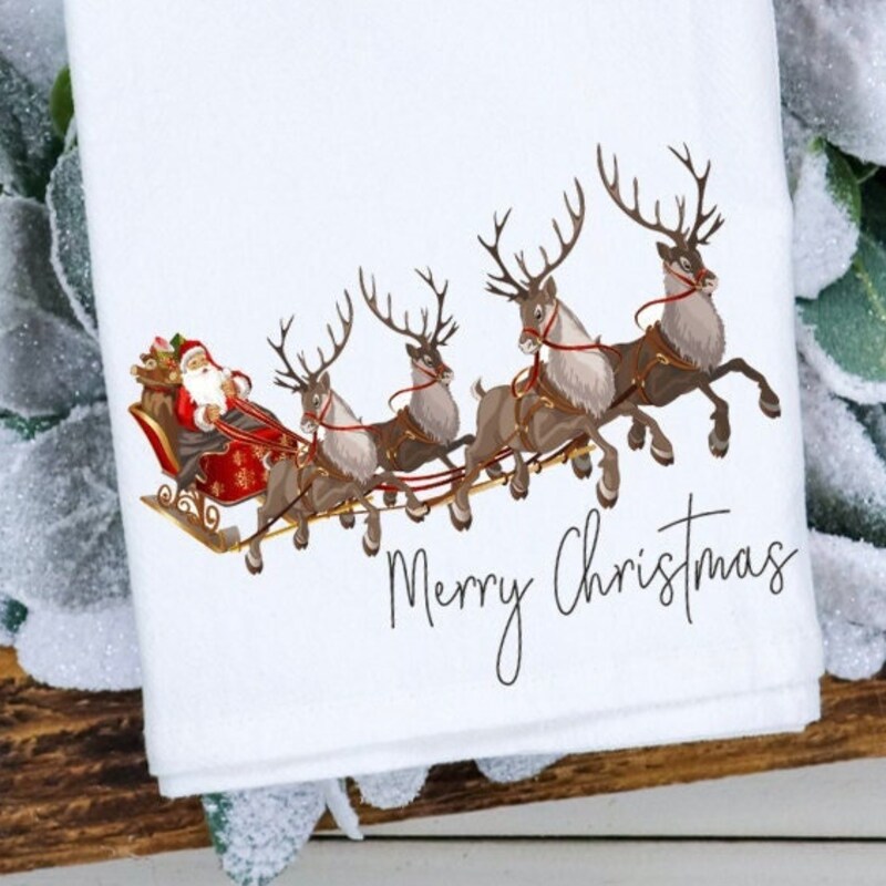 Christmas Tea Towel - Etsy