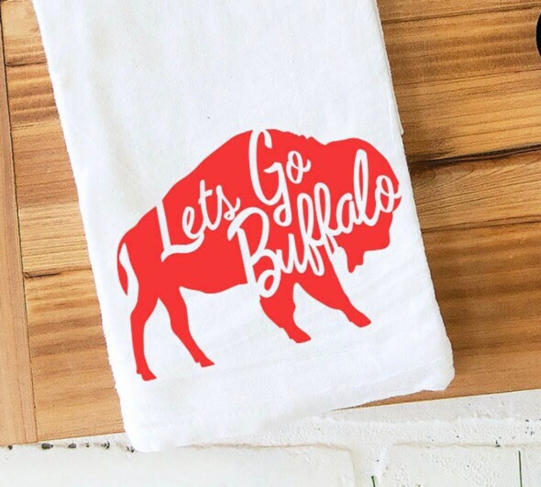 Let's Go Buffalo Tea Towel | Buffalo Bills Kitchen Towel | Gift for ...
