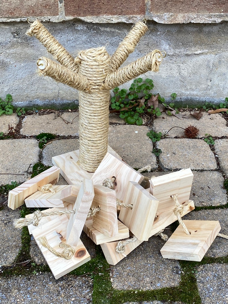 Tree Rabbit Toy Natural | Etsy