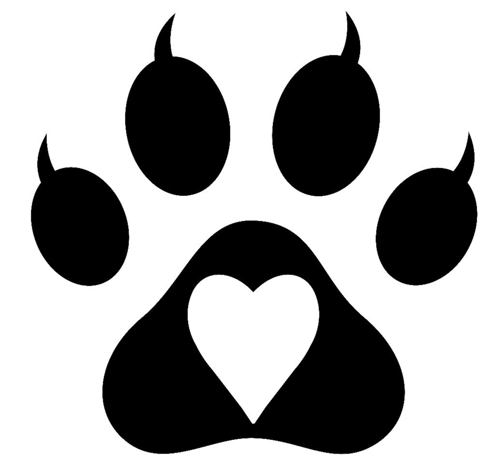 Cat Paw Print - Etsy
