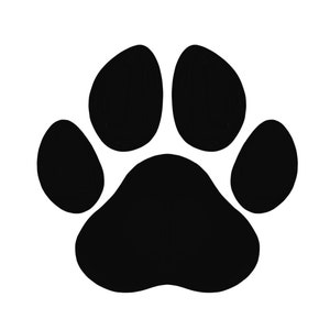 Dog Paw Print - Etsy