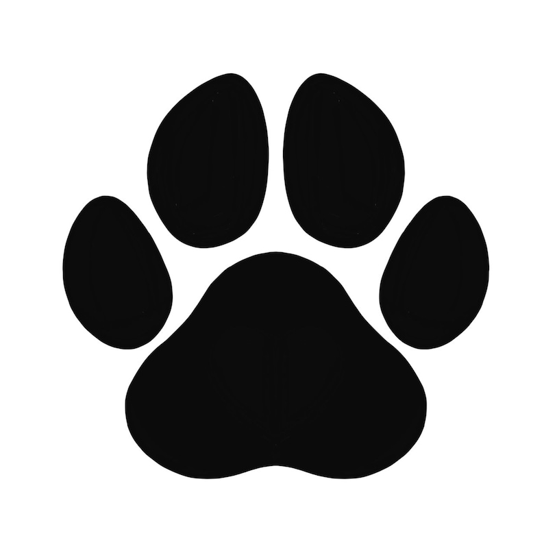 Dog Paw Print - Etsy