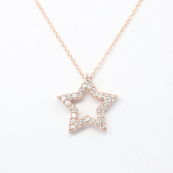 Star Pendant Necklace - Etsy