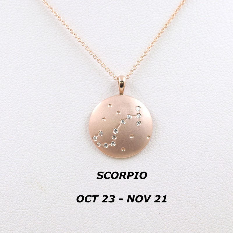 Zodiac Sign Necklace - Etsy