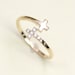Religious Jewelry / 14k Gold Cross Ring / Diamond Ring / 14k - Etsy