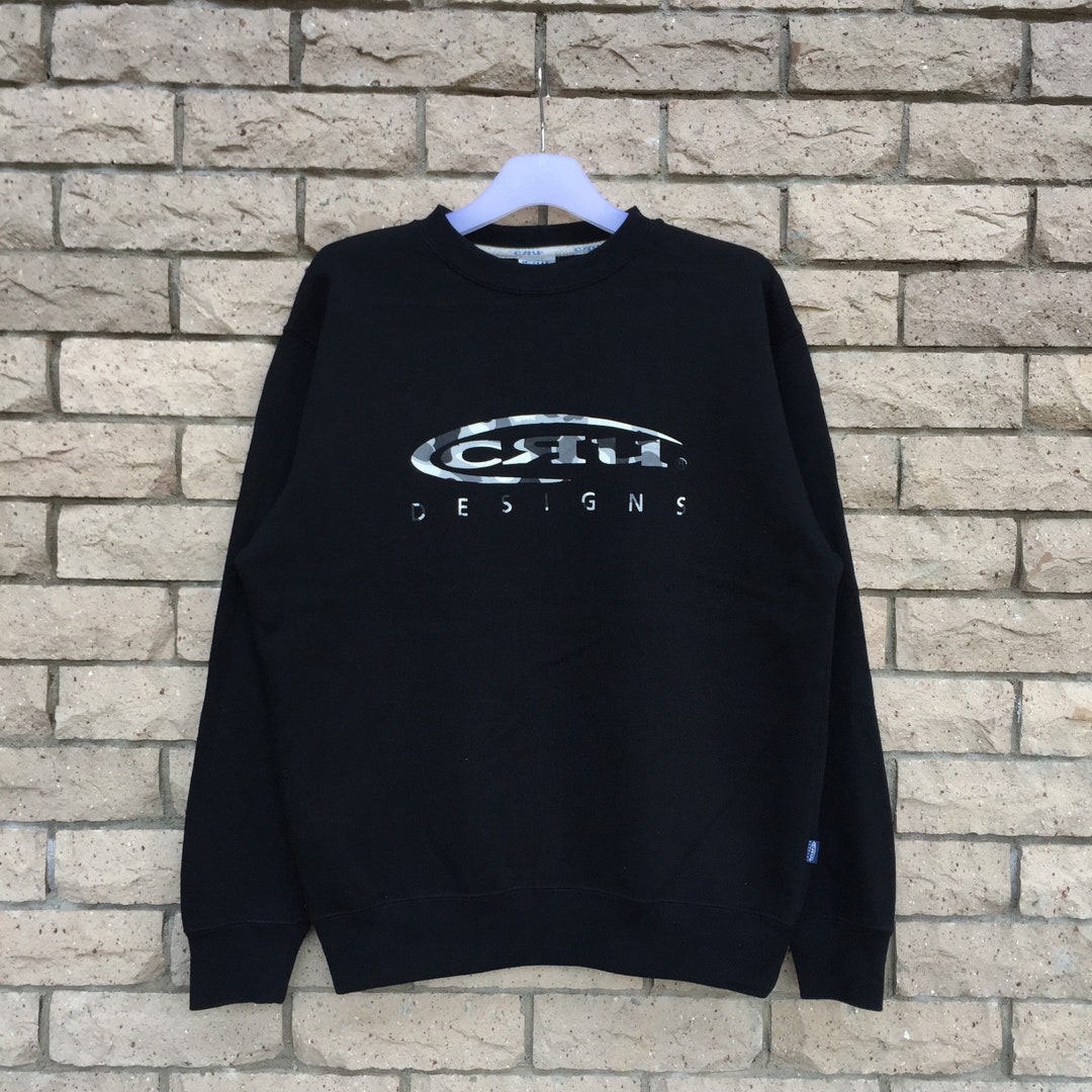 Vintage CRU Designs Sweatshirt: Camo Logo, Size M - Etsy