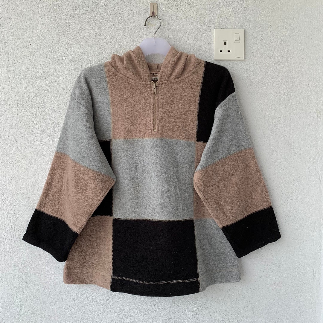 WATER BUFFALO Fleece Hoodie.. Mountain Fleece.. Quarter Zip.. Size L - Etsy